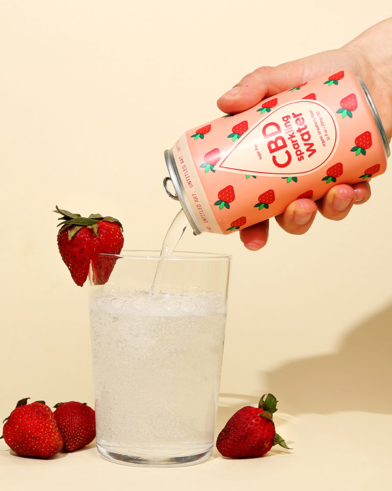 Untitled Art's CBD Sparkling Water Will Cure What Ails You • Hop Culture